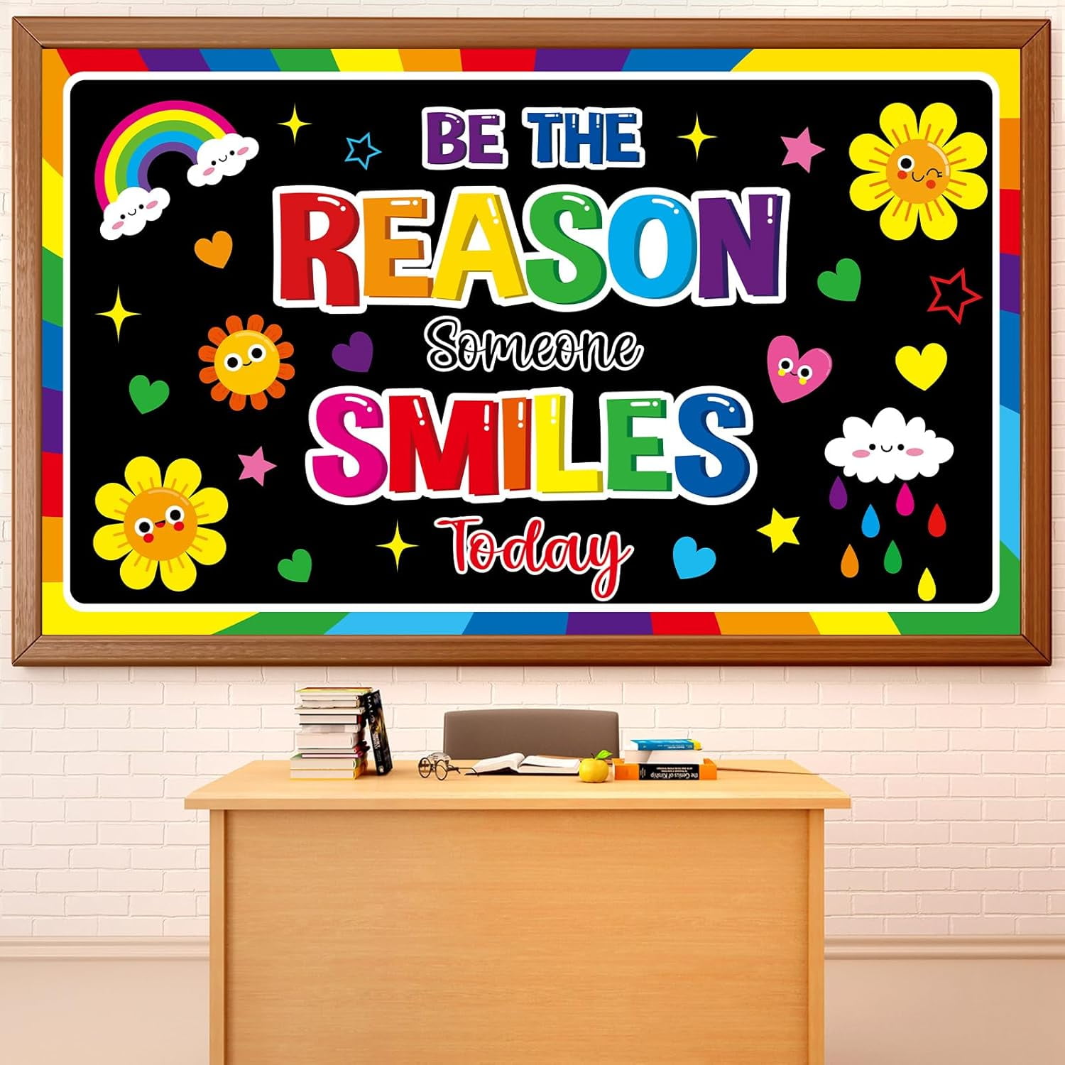 7x5ft Motivational Classroom Backdrop Decorations Back to School ...