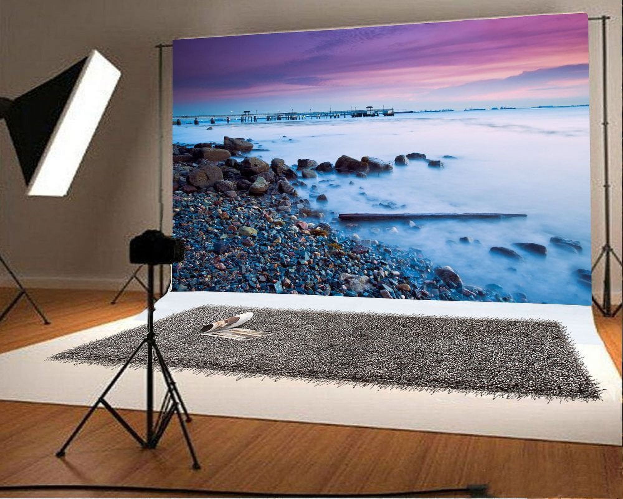 7x5ft Photography Backdrop Beautiful Natural Scenery Forest Lakes ...