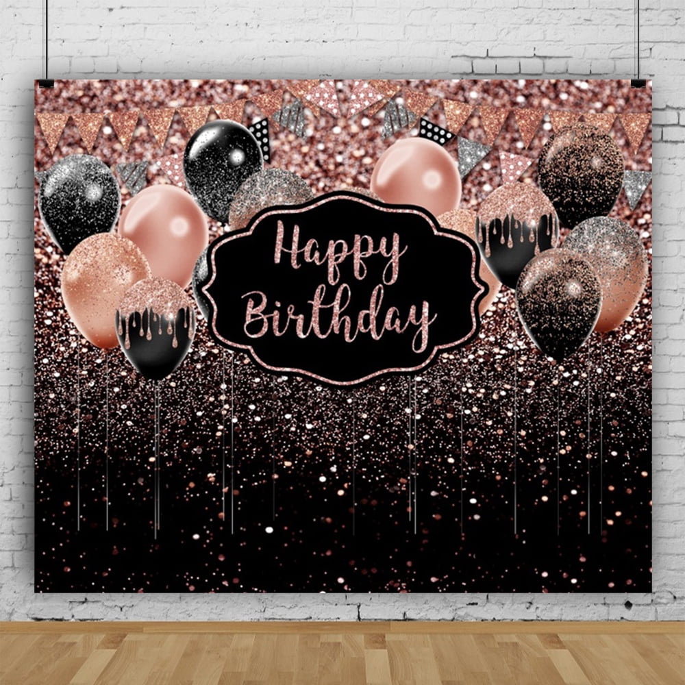 7x5ft,Pink Birthday Backdrop,Happy Birthday Photography Background ...