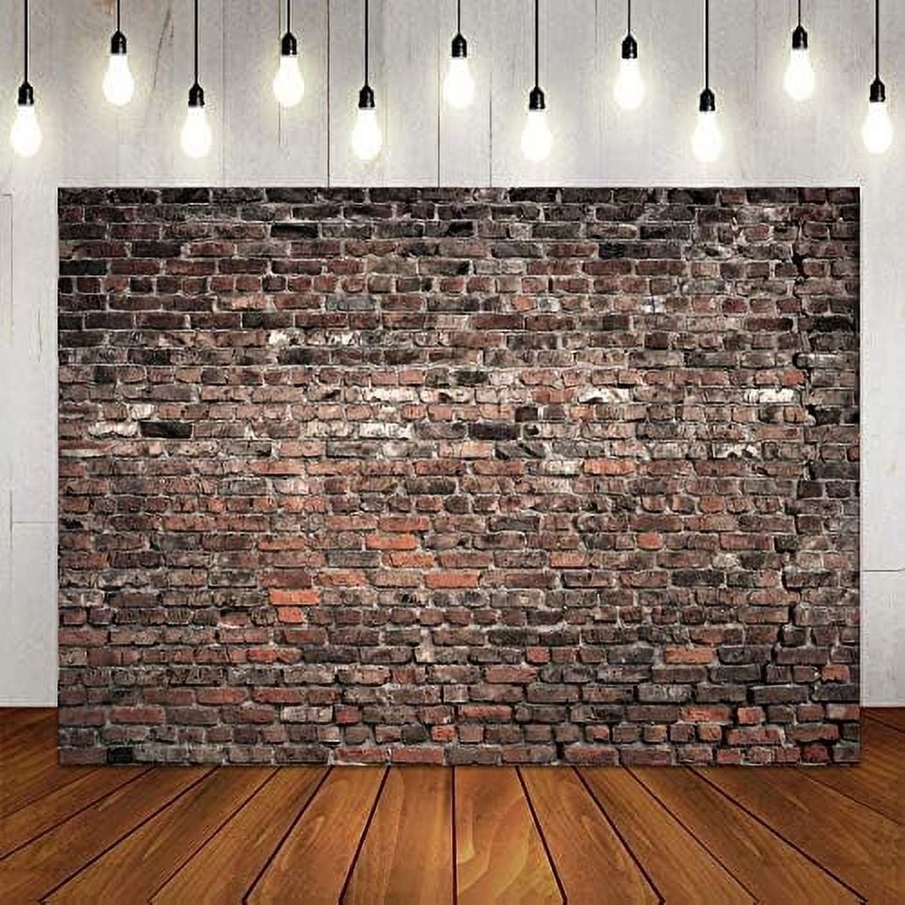 7x5ft Red Brick Wall Photography Backdrop Vintage Theme Stone Brick ...