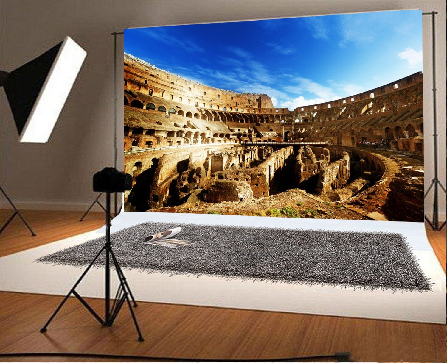 7x5ft Roman Colosseum Backdrop Italy European Archiculture Historic ...