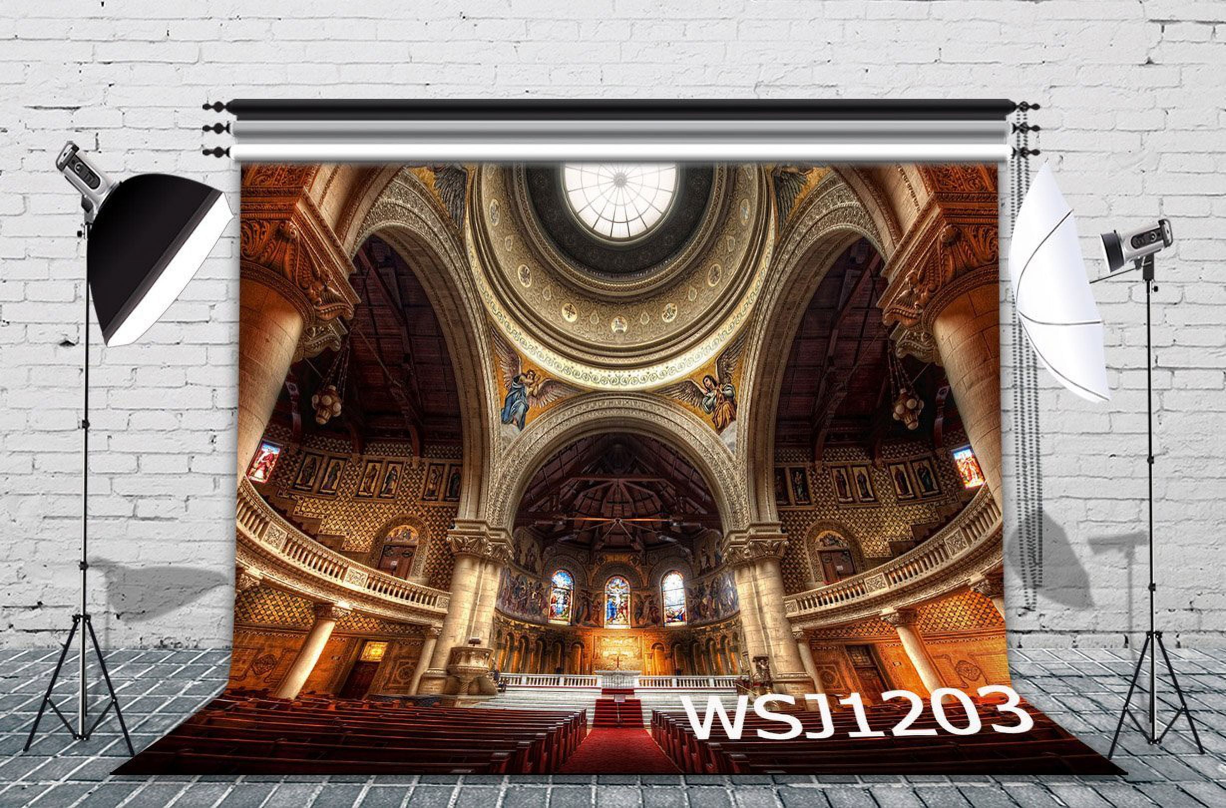 7x5ft The Big Hall Halloween Theme Photography Backdrop Studio ...