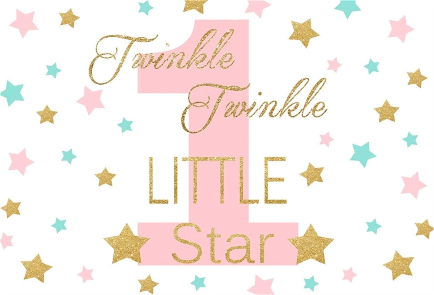 7x5ft Twinkle Twinkle Little Star Party Decoration Background 1st ...