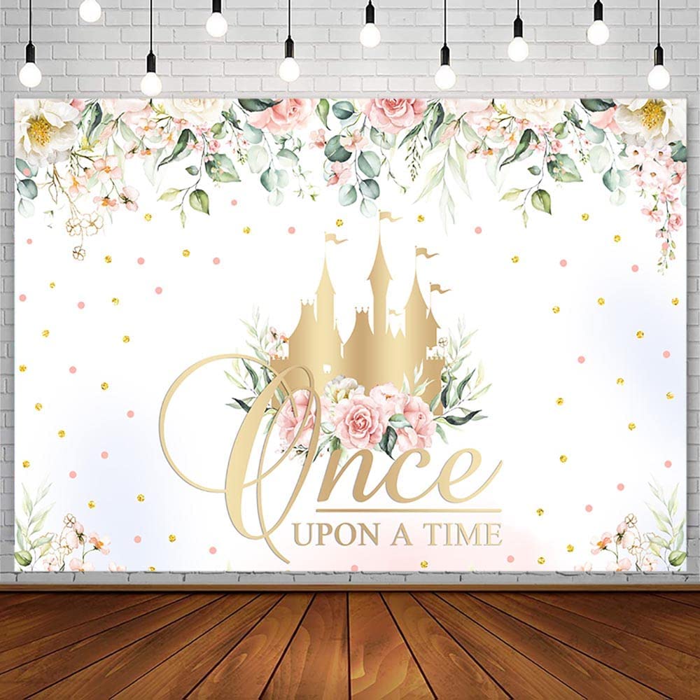 7x5ft Once Upon a Time Backdrop Fairy Tale Books Birthday Party Decor ...
