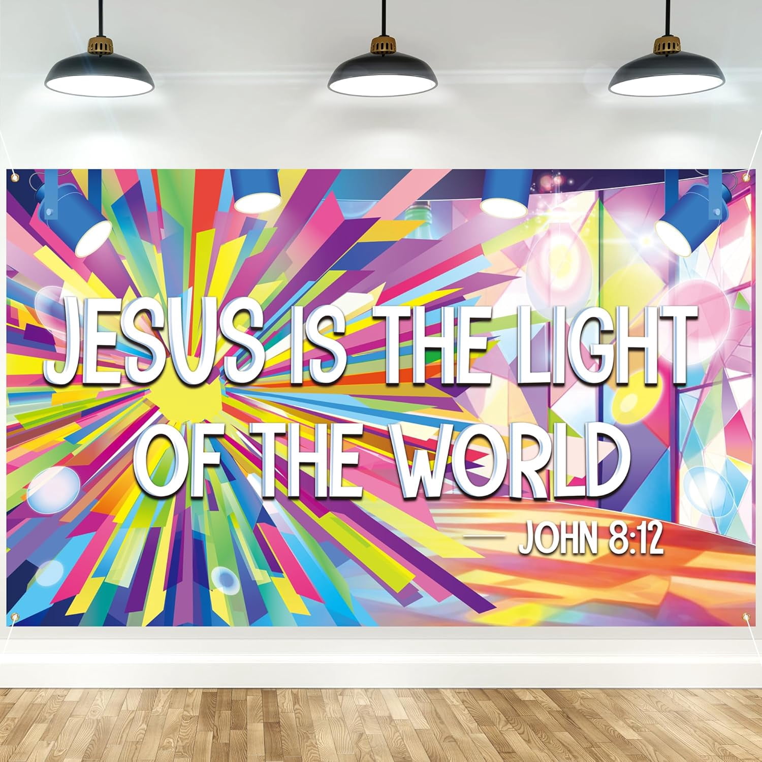 7x5ft VBS 2026 Backdrop Jesus is The Light of The World Vacation School ...