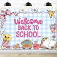 7x5ft Welcome Back to School Backdrop First Day of School Background ...