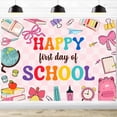 7x5ft Welcome Back to School Backdrop First Day of School Background ...