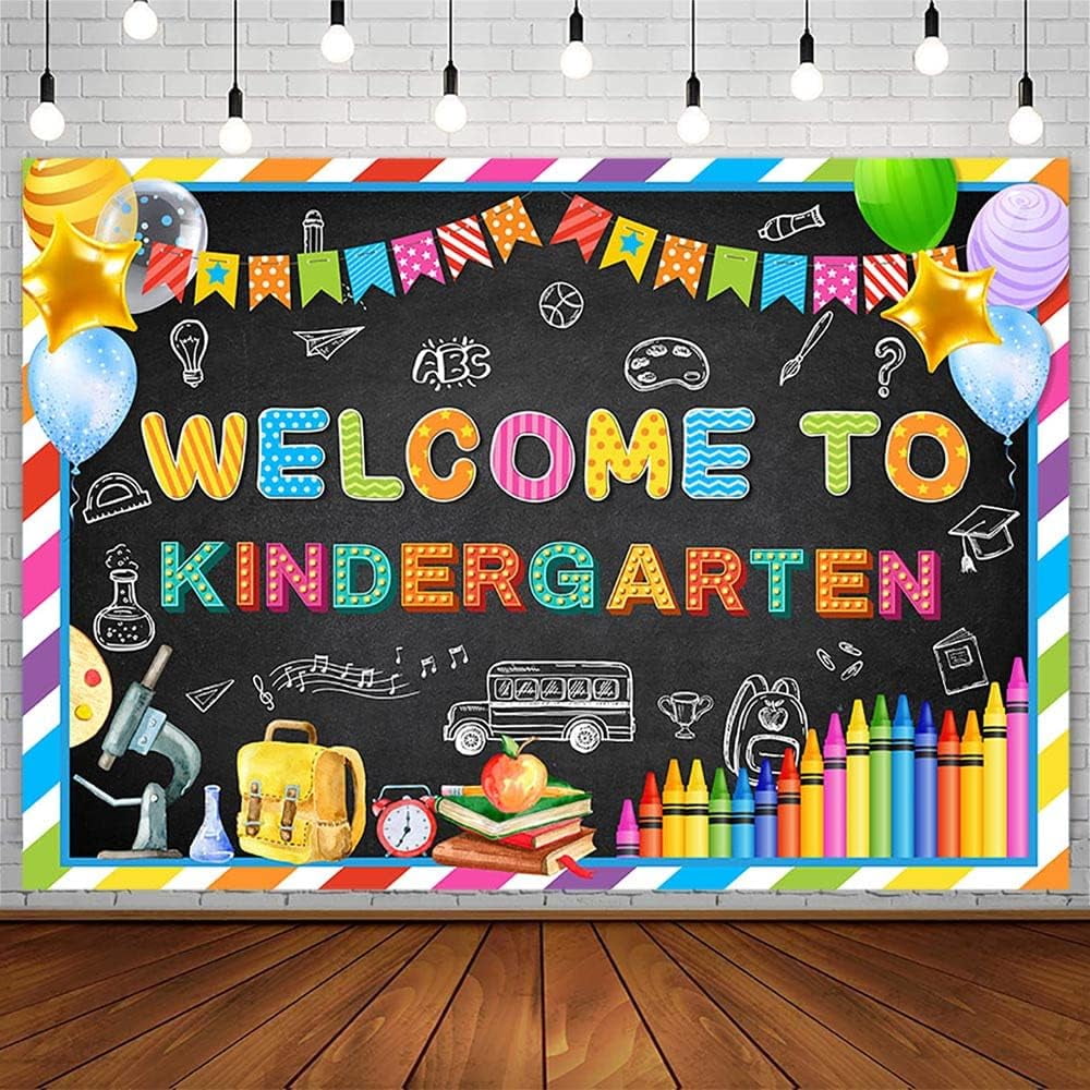 100 Day Of School Backdrop Custom 7x5ft Welcome Back To School Backdrop ...
