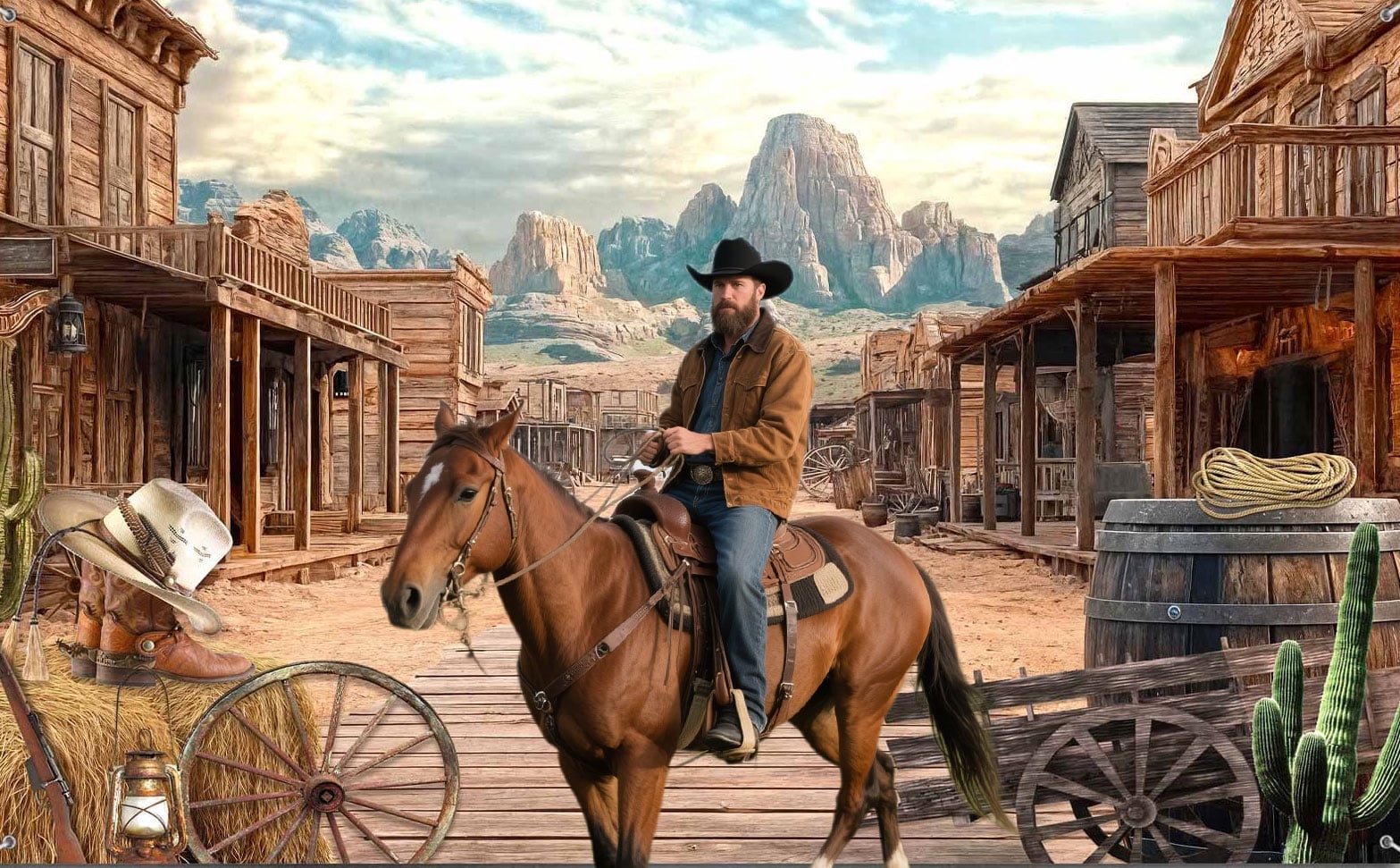 7x5ft Western Backdrops for Photoshoot Rodeo Backdrop Country Themed Party Decorations Wild West ...