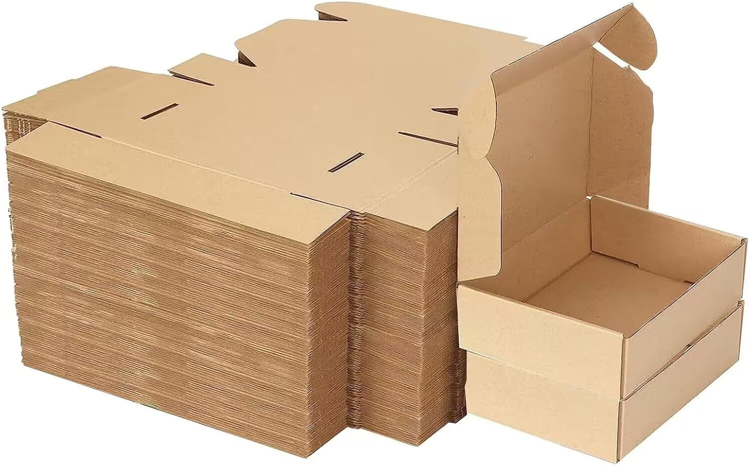 7x5x1.5Inches Shipping Boxes Set of 100, Small Corrugated Cardboard Box ...