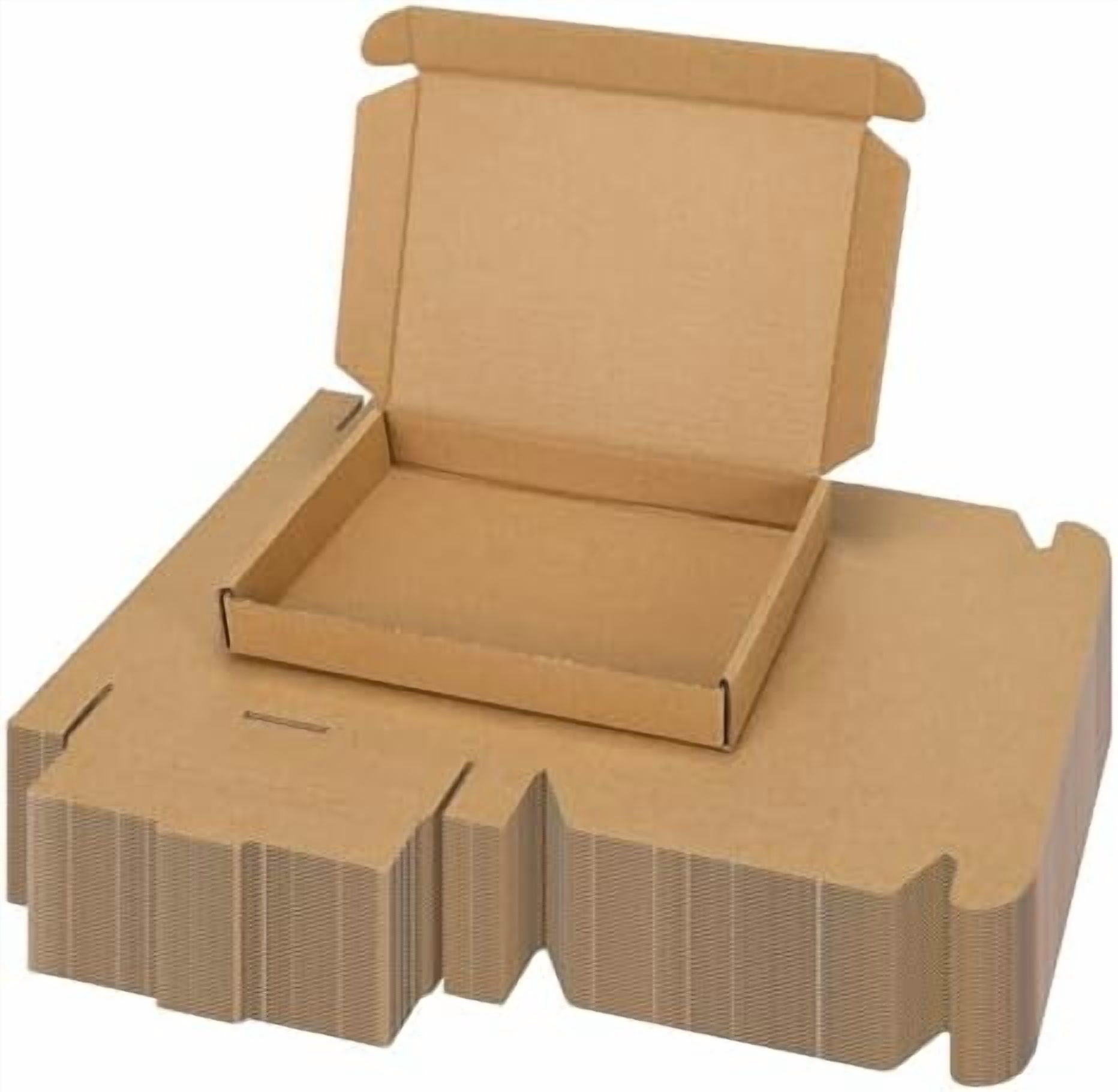 7x5x1 Inch Shipping Boxes 40 Pack Brown, Tab Lock Tuck Top Mailer Boxes ...