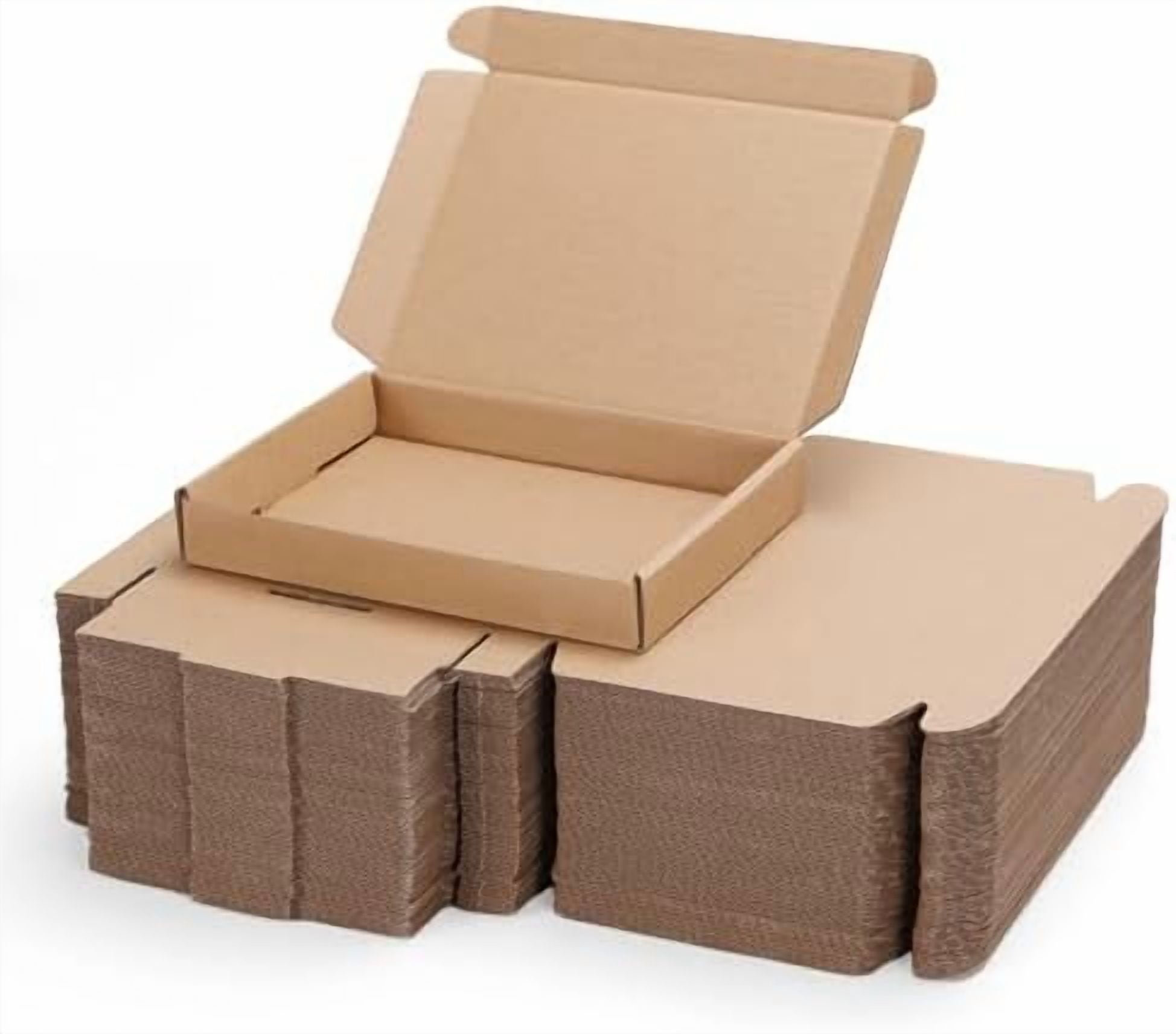 7x5x1 inch Shipping Boxes Bulk 50 Pack Brown, Tab Lock Tuck Top Mailer ...