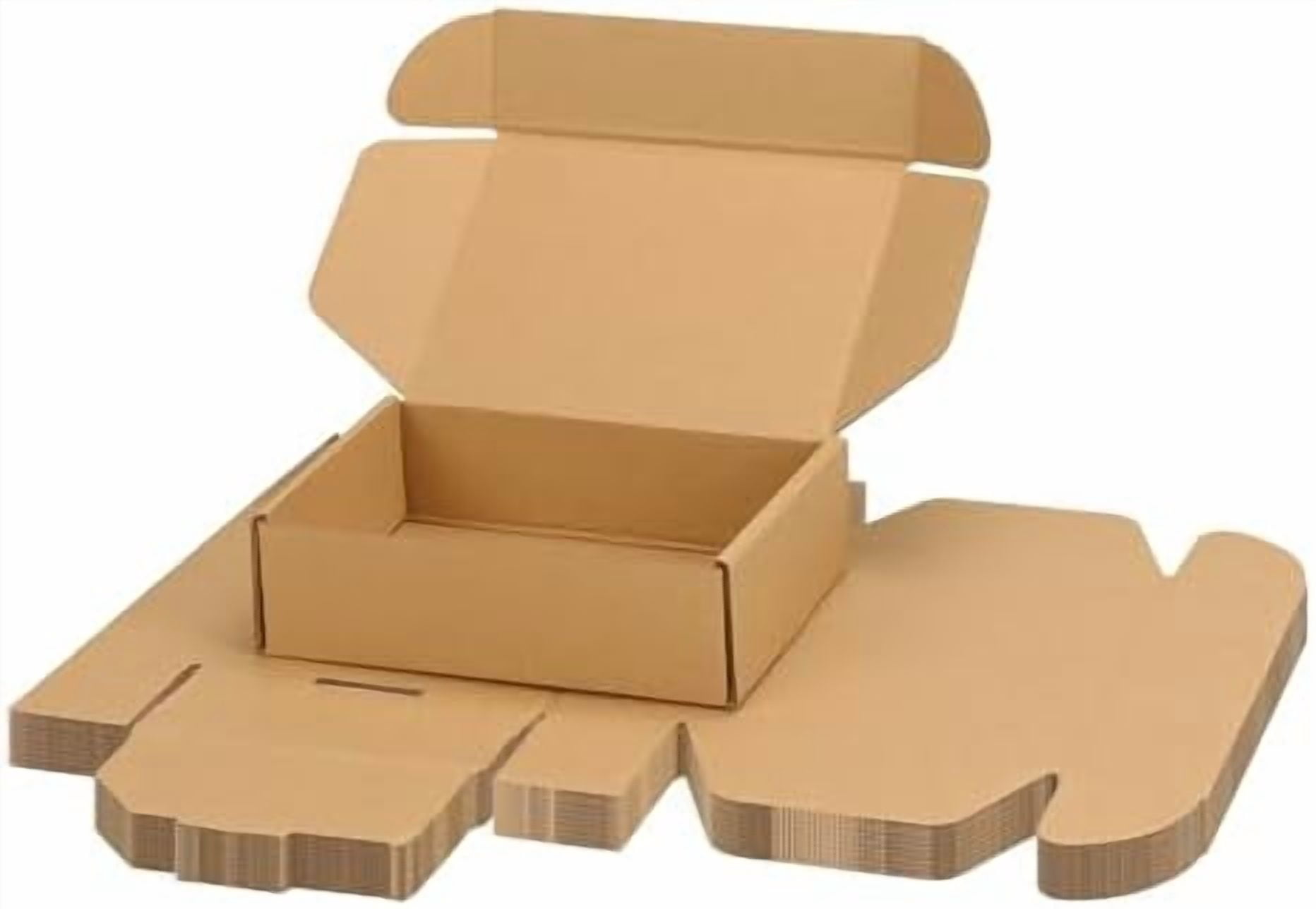 7x5x2 Inch Shipping Boxes 15 Pack Brown, Tab Lock Tuck Top Mailer Boxes ...