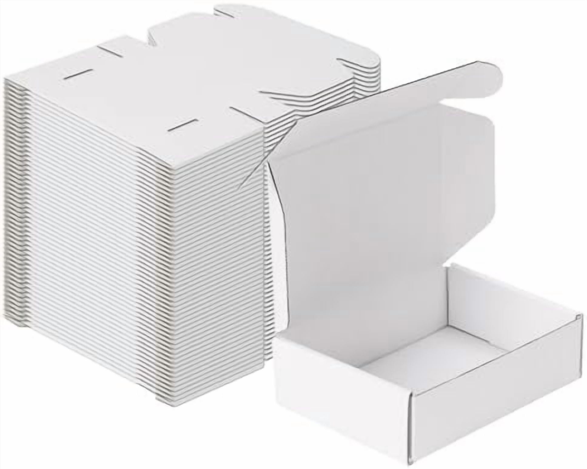 7x5x2 Inches Shipping Boxes Pack of 50, Small Corrugated Cardboard Box ...