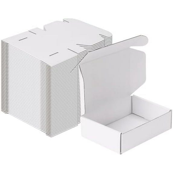 7x5x2 Inches Shipping Boxes Pack of 50, Small Corrugated Cardboard Box ...