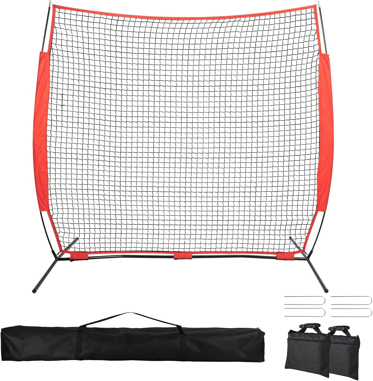 7x7/16x10/20x10ft Backstop Net, Ball Stop Net with Handbag,Fix Net ...
