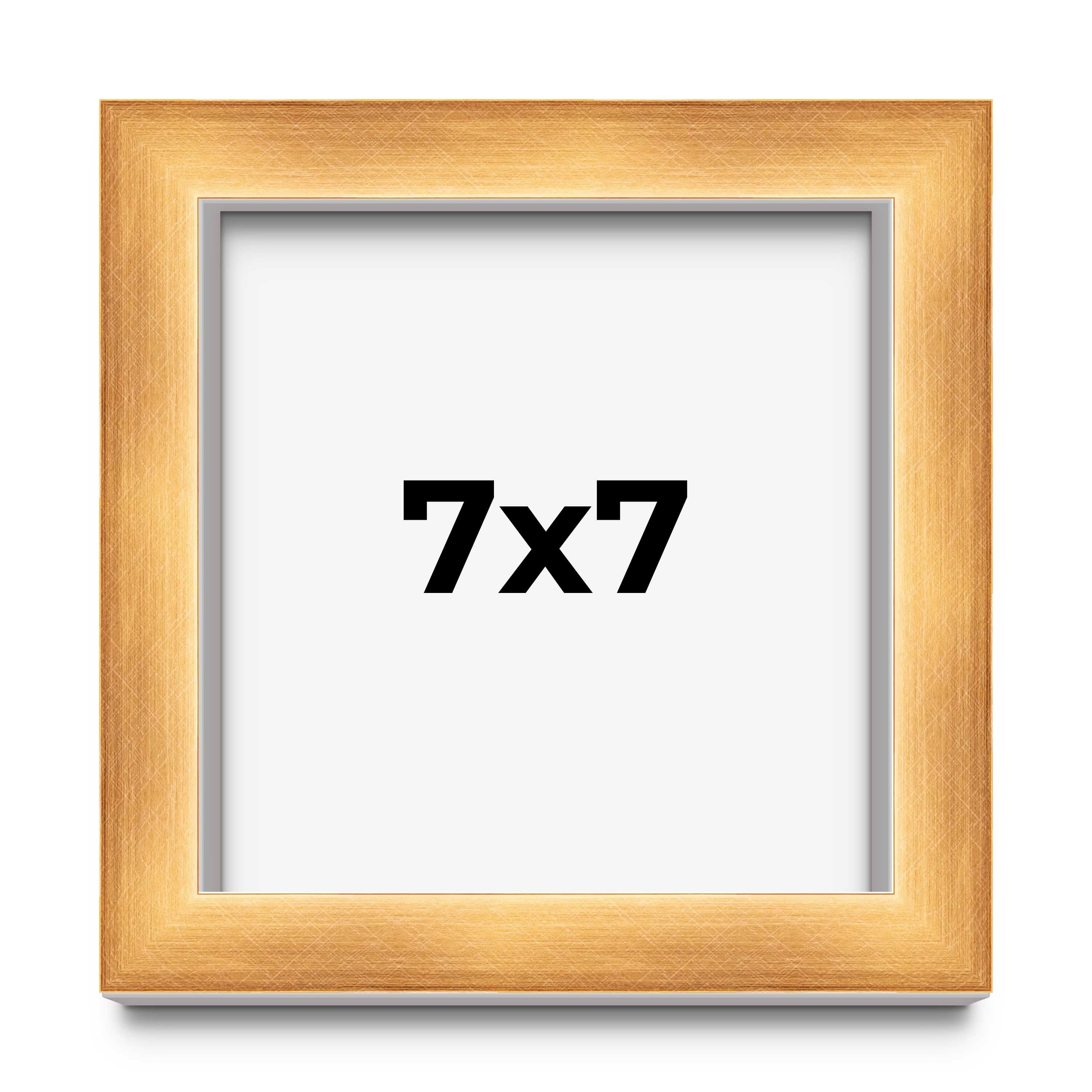 7x7 Shadow Box Bronze Cross-Brushed Display Frame | 1.625 Inches Deep ...