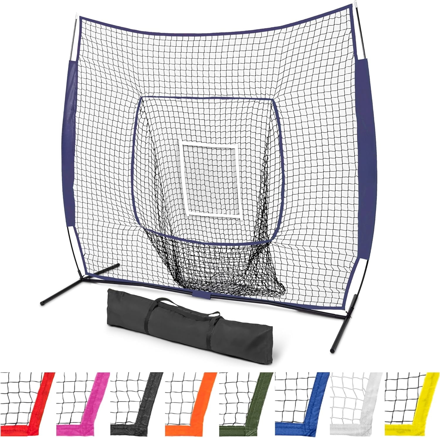 7x7 ft Baseball & Softball Nets - Available in Team Colors - Batting ...