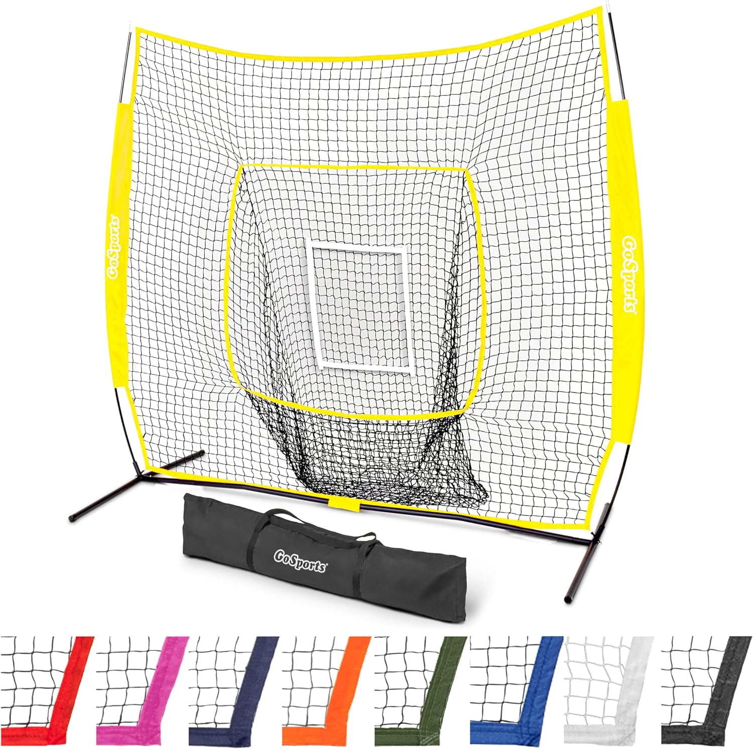 7x7 ft Baseball & Softball Nets - Available in Team Colors - Batting ...