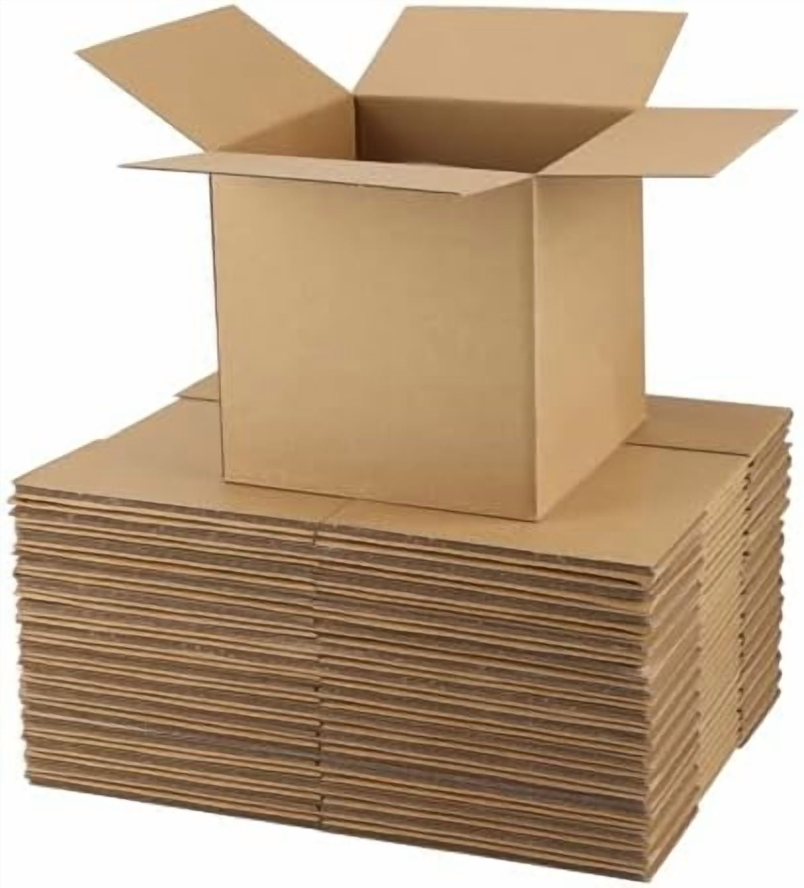 7x7x7 Shipping Boxes for Small Business, 25 Packs Corrugated Cardboard ...