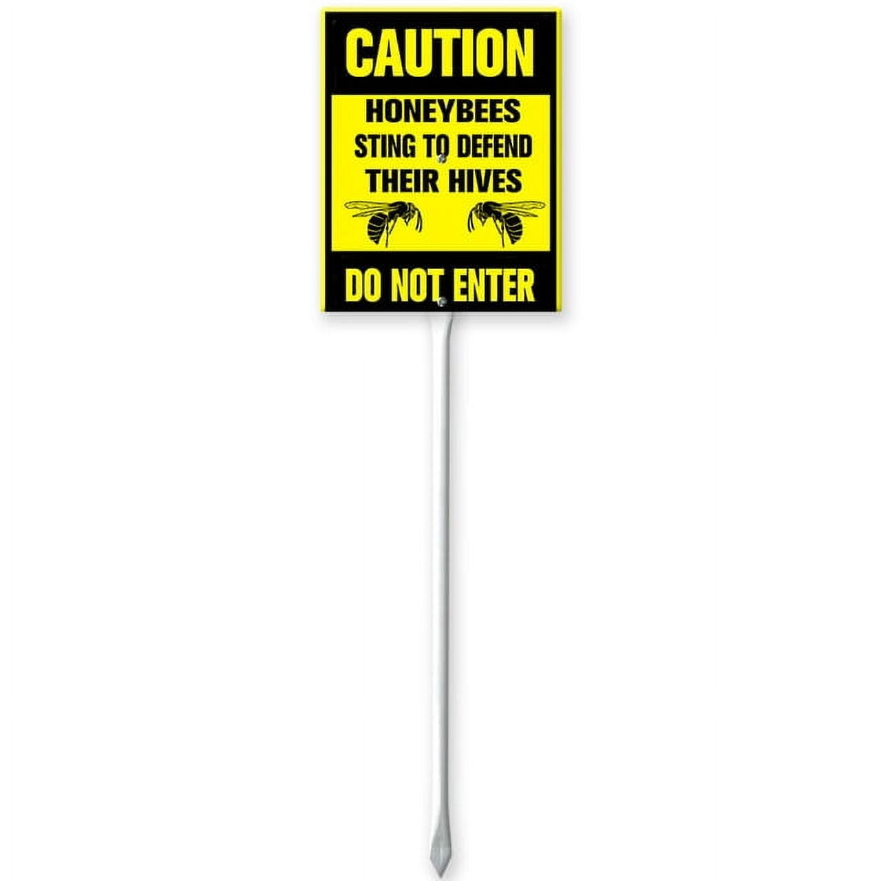 7x8.8 IN Caution Do Not Enter Honeybees Sting To Defend Hives Aluminum ...