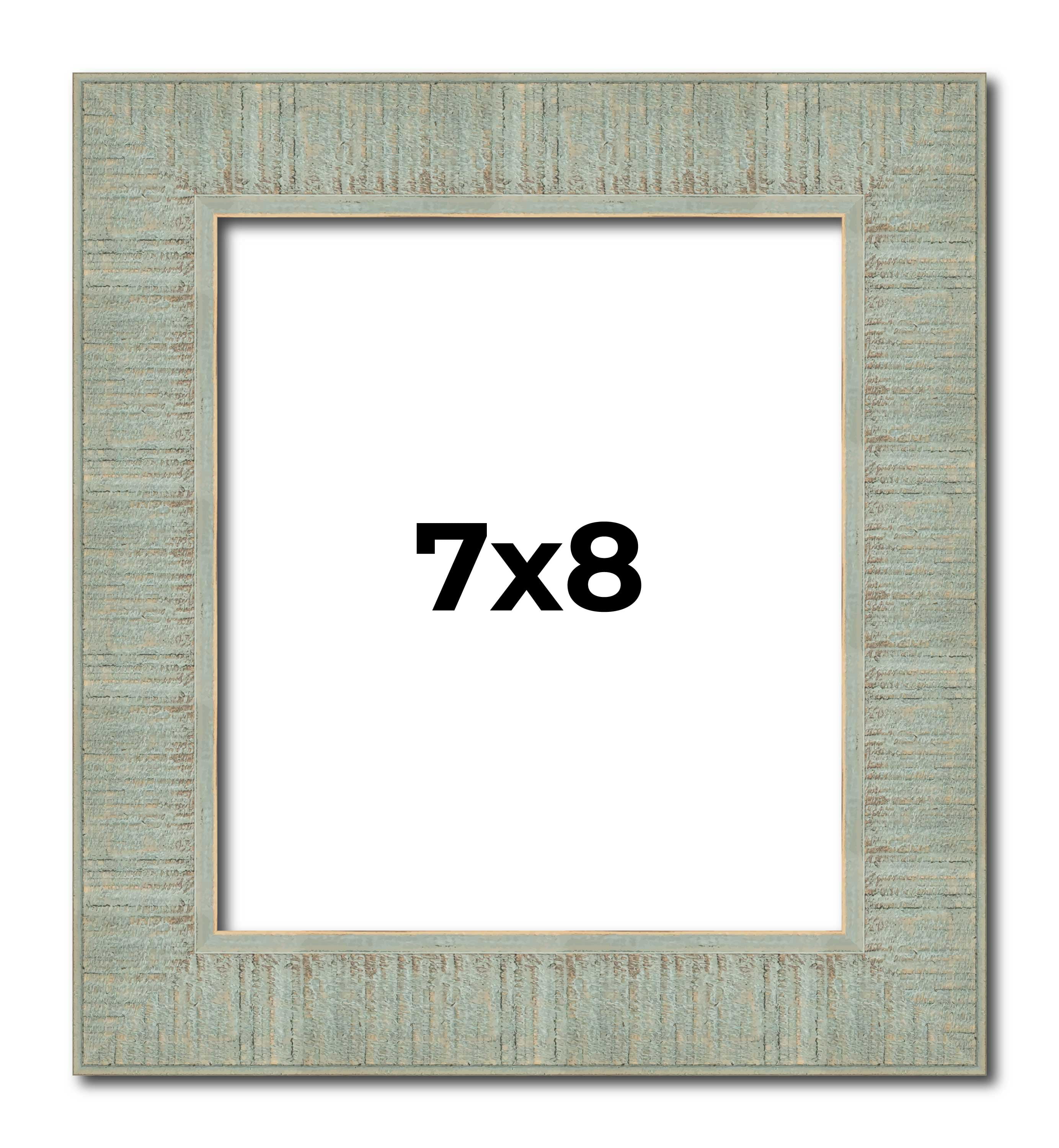 7x8 Frame Green Desert Pear Solid Wood Picture Frame | 1.625 Inch ...