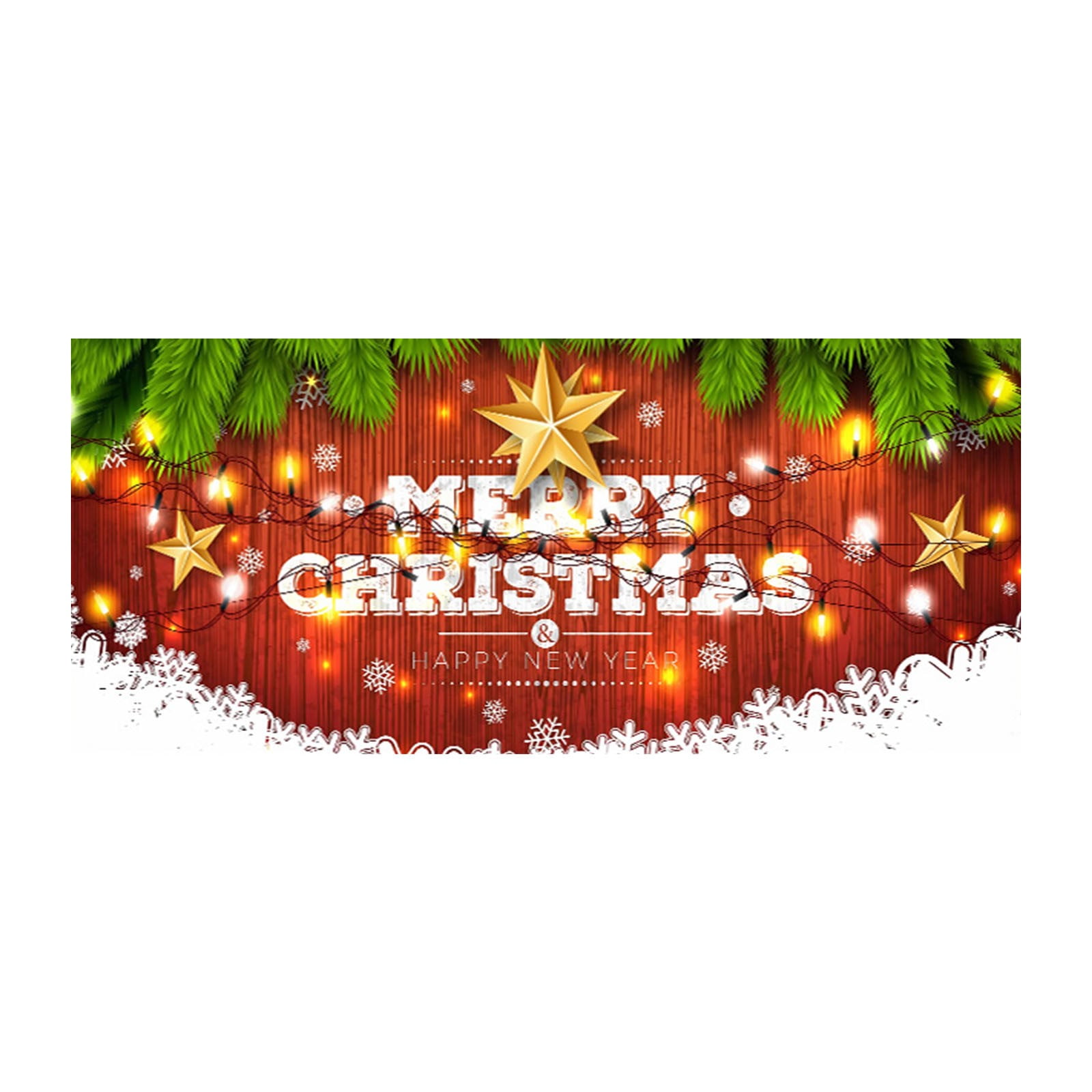 7x8 Ft Holy Night Christmas Outdoor Garage Door Banner Red Blue Night ...