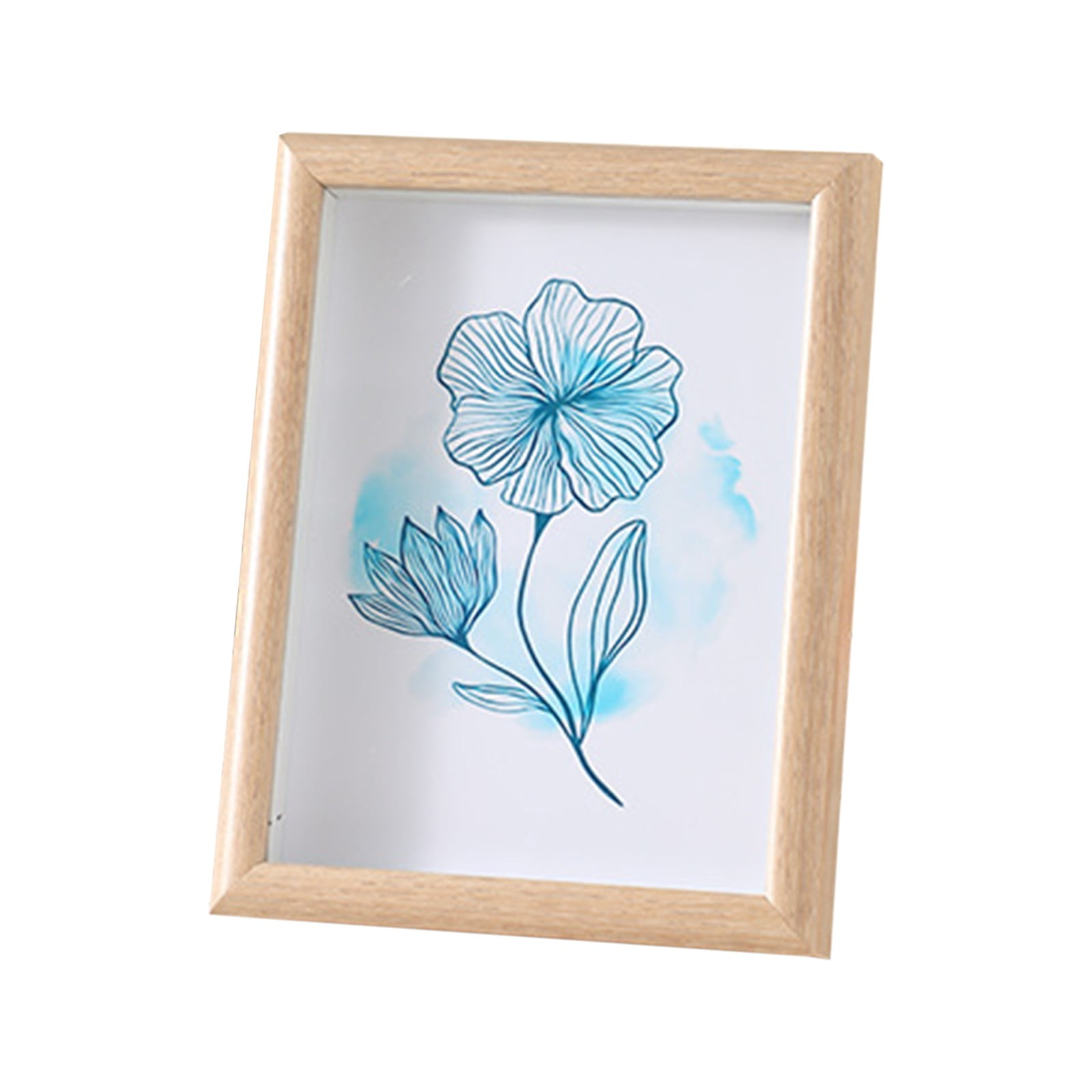 7x9 Inches Picture Frame for Wall, 8x10 Frame, Natural Solid Wood ...