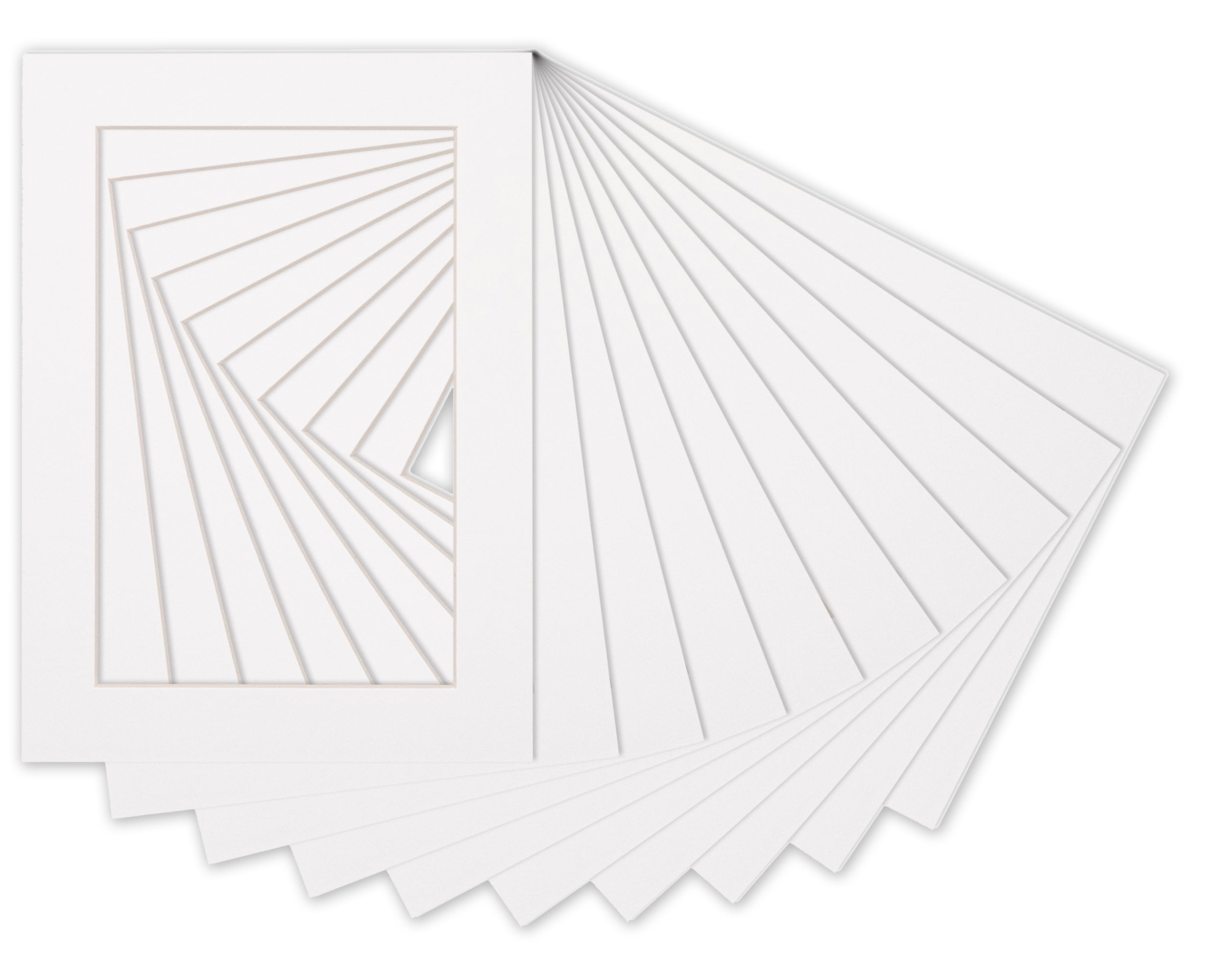 7x9 Mat for 5x6 Photo - Precut White Picture Matboard for Frames ...