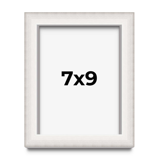 7x9 Shadow Box Silver Brushed Striped Display Frame | 1.625 Inches Deep ...