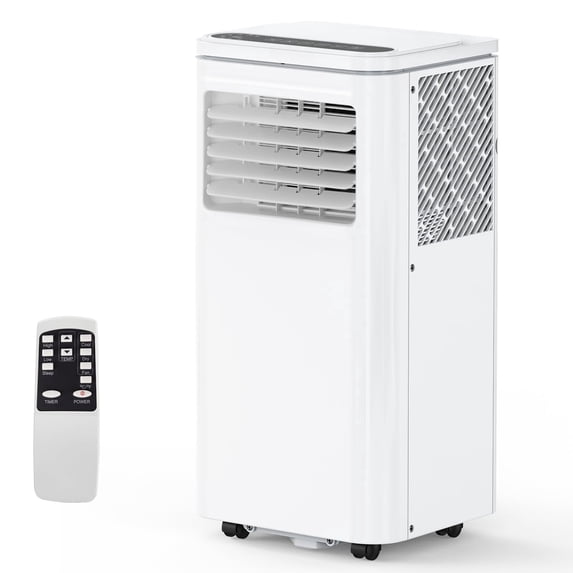 8,000 BTU 3-in-1 Portable Air Conditioner for 350 Sq. Ft. Rooms with ...