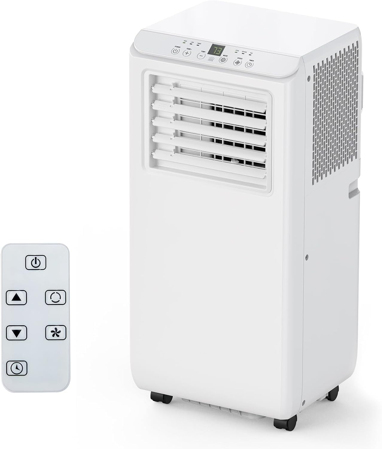 EastVita 8,000 BTU Portable Air Conditioner AC Unit 3-in-1 Air Conditioners w/Dehumidifier & Fan ...