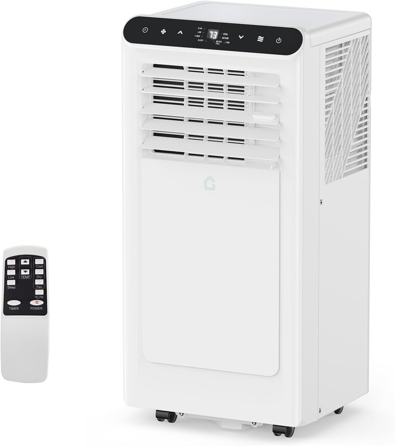 8,000 BTU Portable Air Conditioner (Portable AC Unit), 3-in-1 Cooling ...