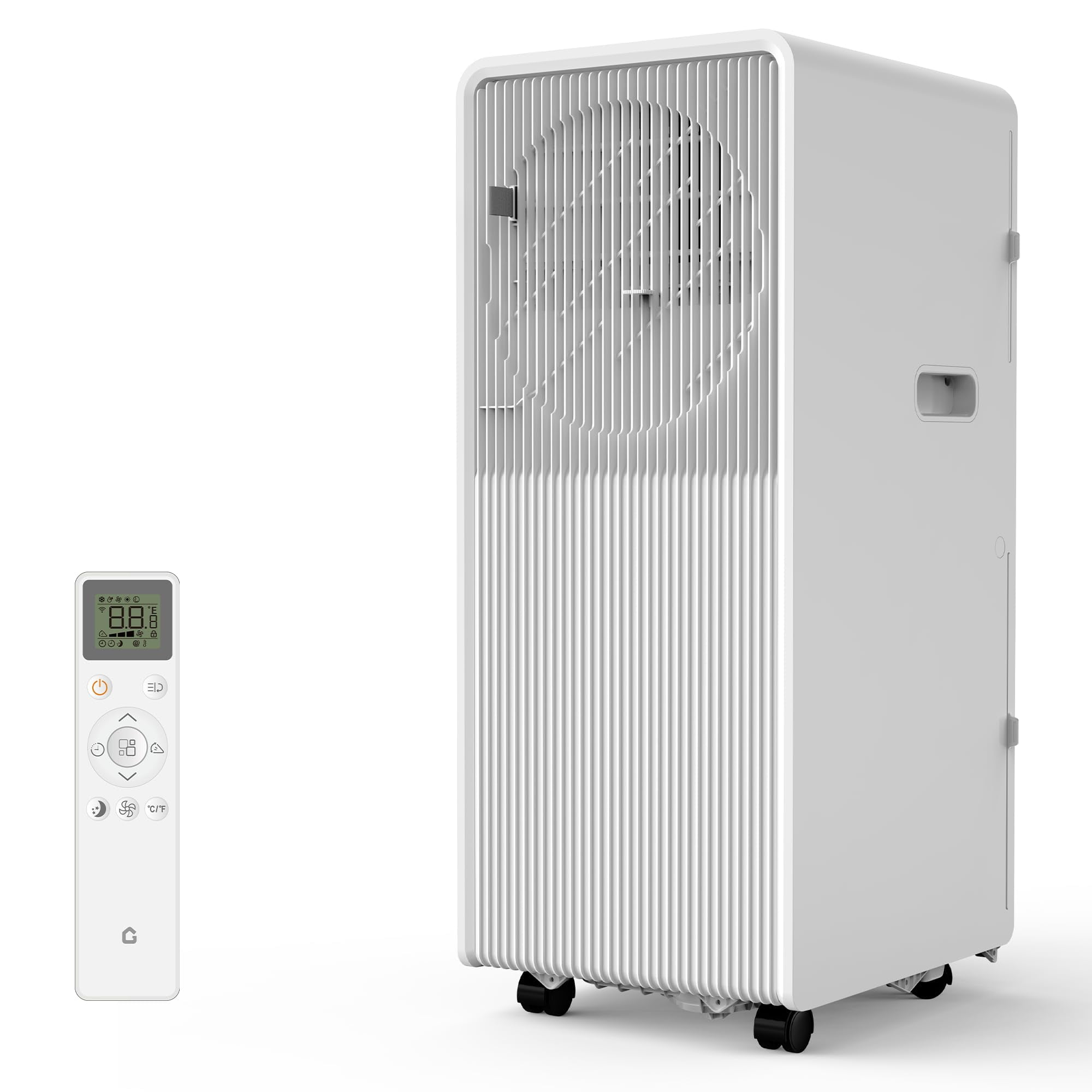8,000 BTU Portable Air Conditioners, 4-In-1 Portable AC Unit for Room Up to 350 Sq.Ft, Energy ...