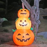 8.0FT Long Halloween Inflatable Pumpkin Patch Fall Inflatable ...