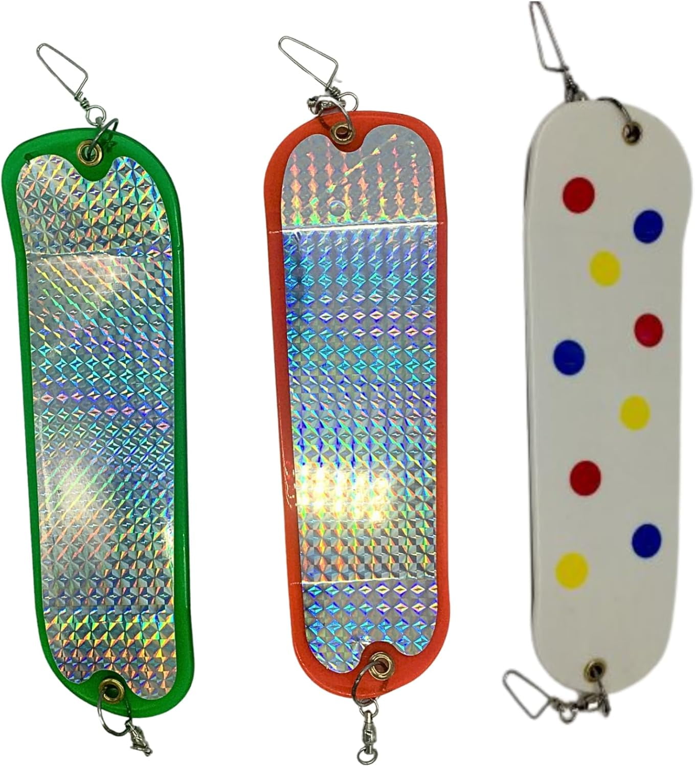 8-1/2" Luminous Wonder Flasher for Salmon - Bright Vibrant Colors for ...