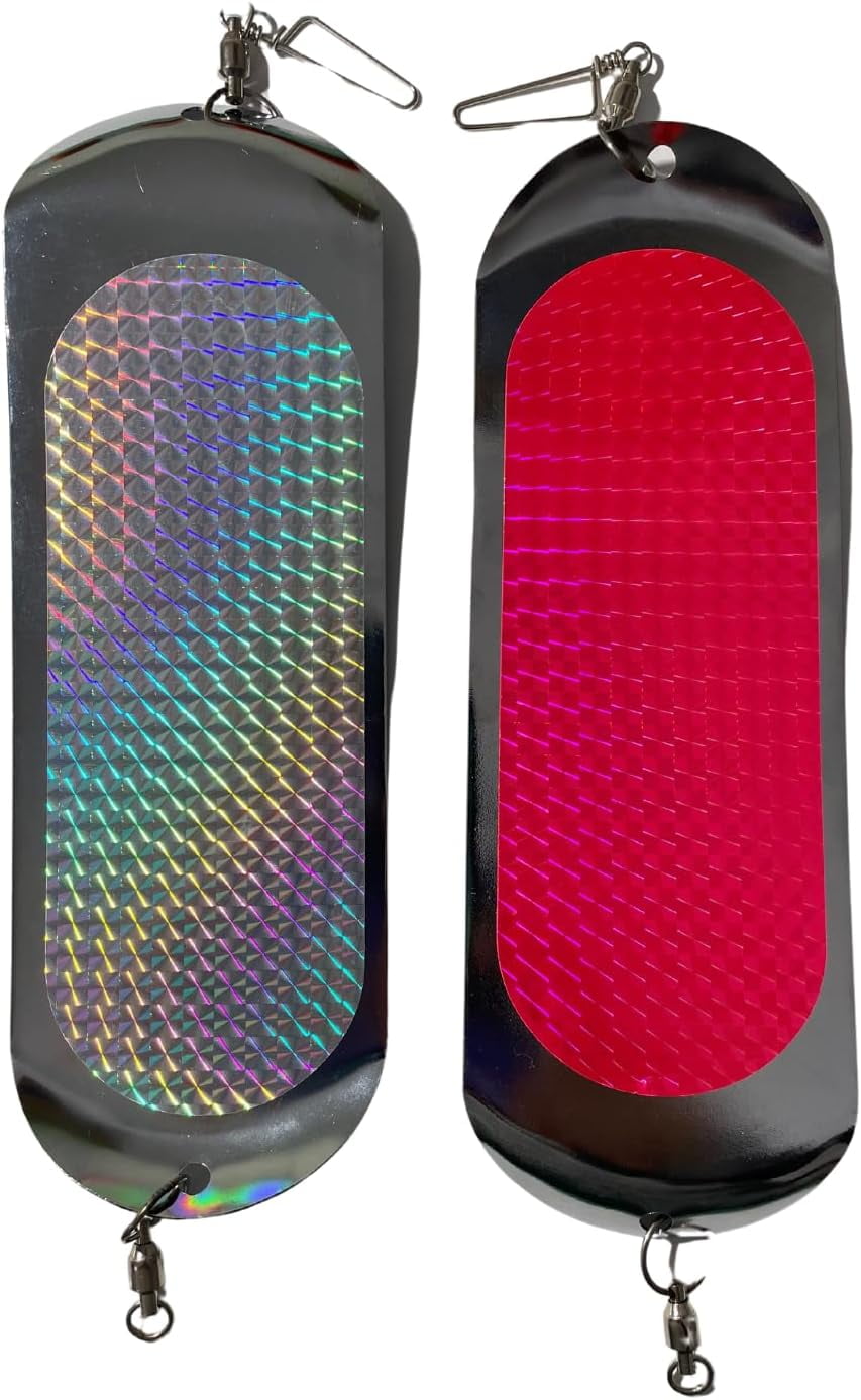 8-1/2" Luminous Wonder Flasher for Salmon - Bright Vibrant Colors for ...