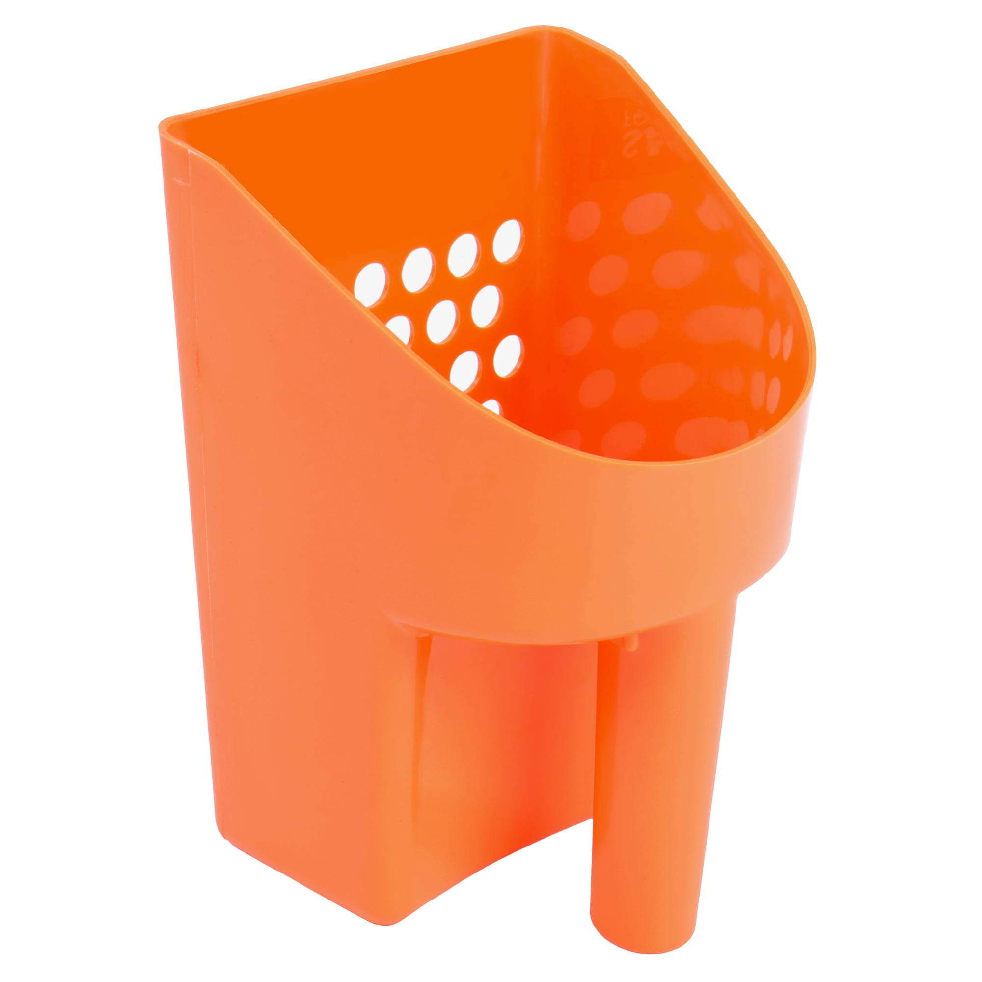 8 1/2" Orange Hand Held Plastic Metal Detector Sand Scoop for Gold ...