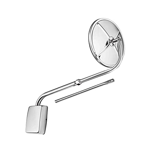 8 1/2" Semi Bubble Convex Mirror with Stainless Steel Pod Mount and ...