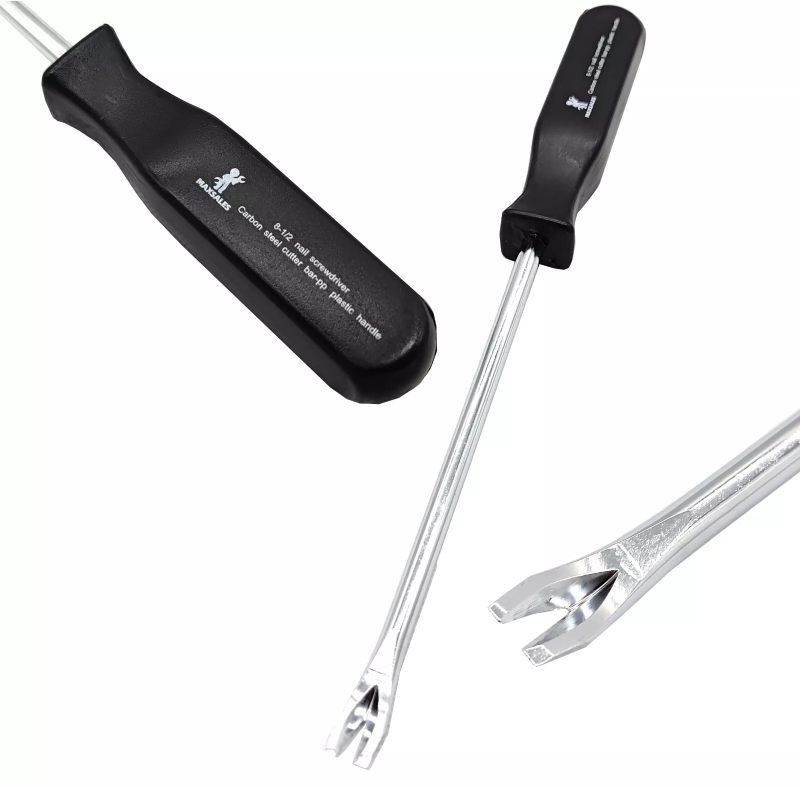 8-1/2" V Tip Nail Staple Rivet Tack Puller Remover Screwdriver Tool ...