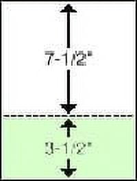8 1/2 x 11 8 1/2 x 11 Laser Cut Sheet, Blank Perforated 20# Paper with ...