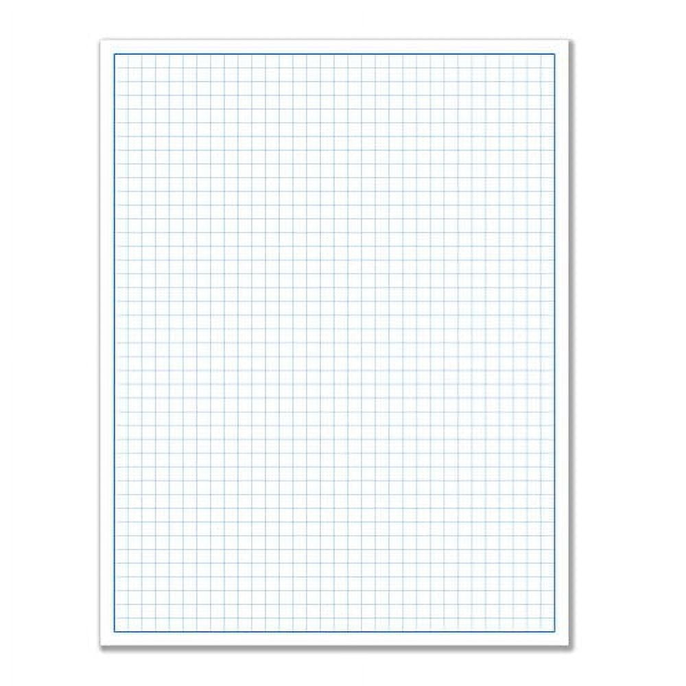 8 1 2 X 11 Blueprint And Graph Paper 1 Pad 50 Sheets Per Pad