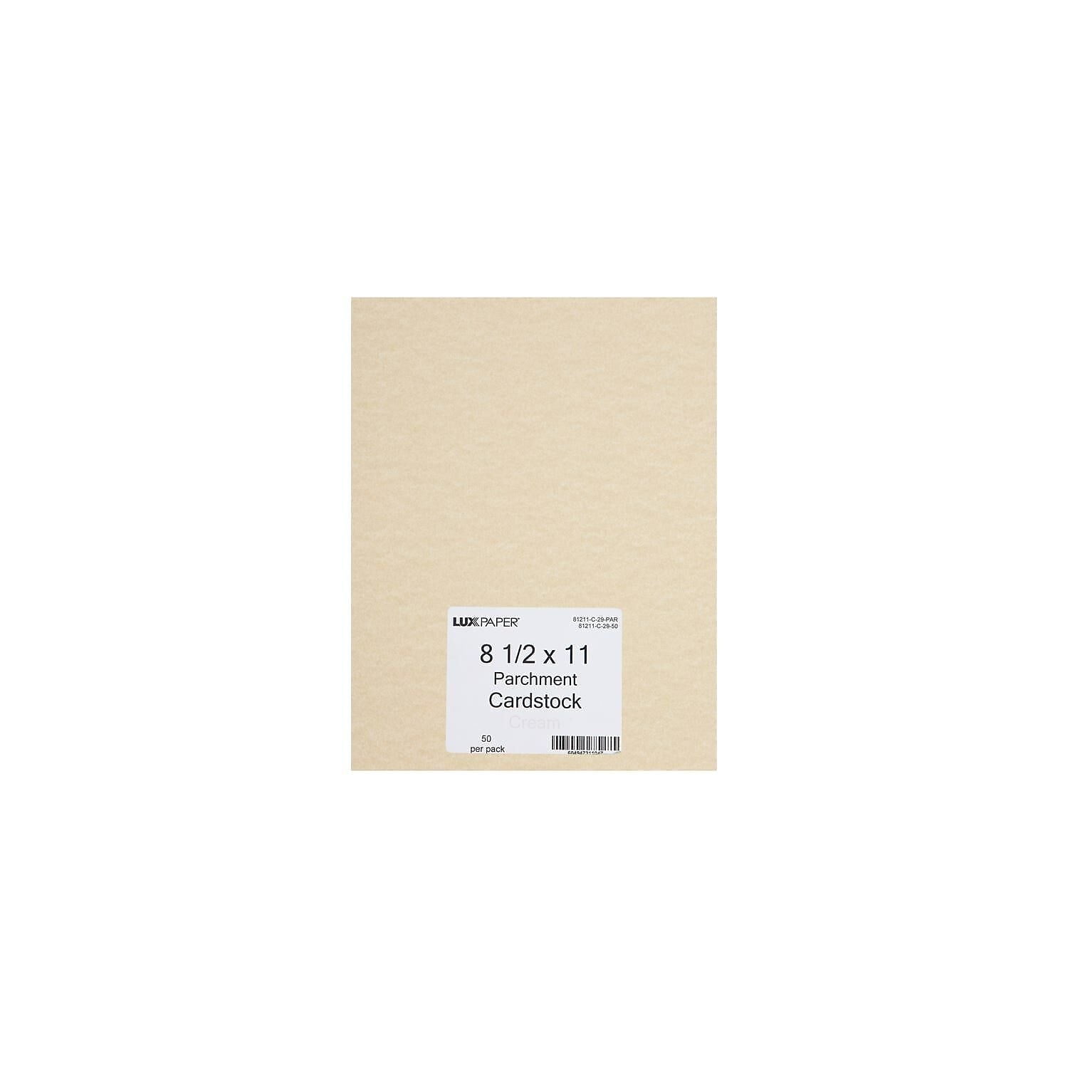 8 1/2 x 11 Cardstock - Cream Parchment (1000 Qty.) - Walmart.com