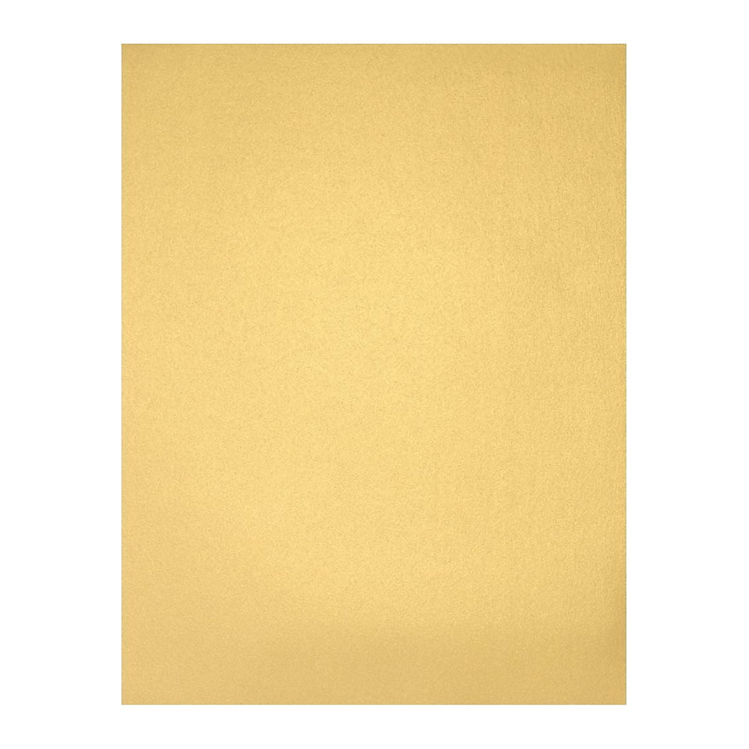 8 1/2 x 11 Cardstock - Gold Metallic (250 Qty.) - Walmart.com