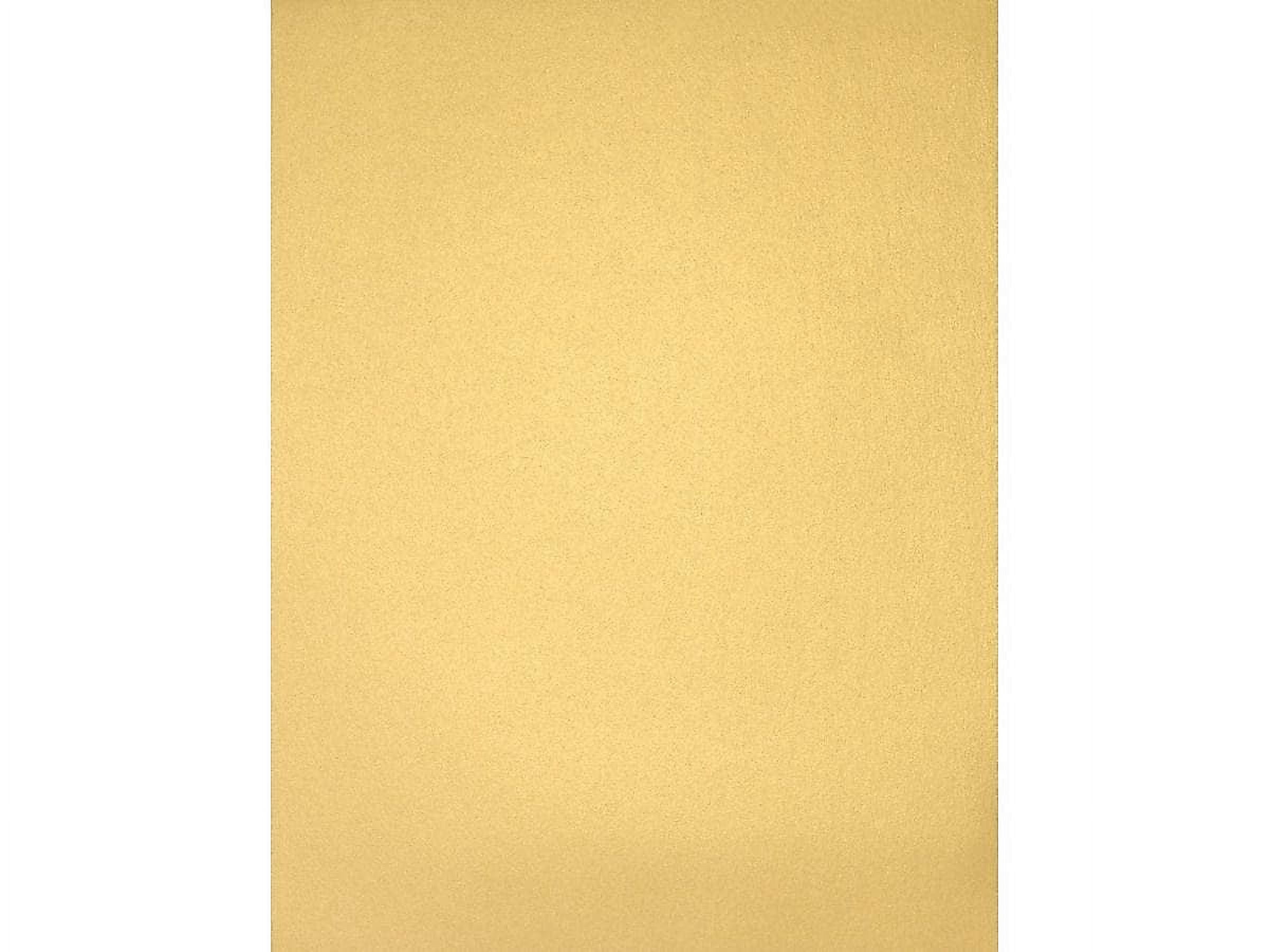 8 1/2 x 11 Cardstock - Gold Metallic (50 Qty.) - Walmart.com