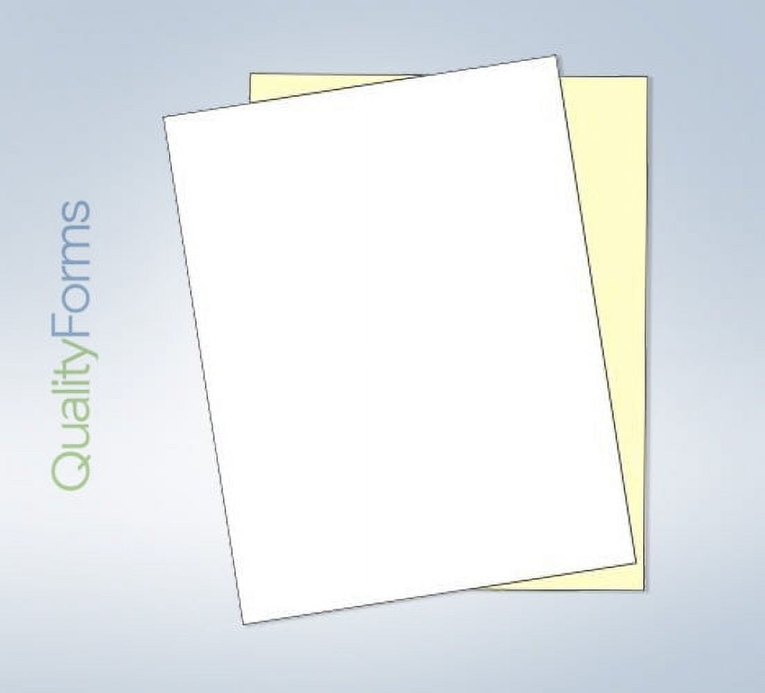 8-1/2 x 11" Laser Carbonless 2 Part Paper - Ream - Straight - Walmart.com