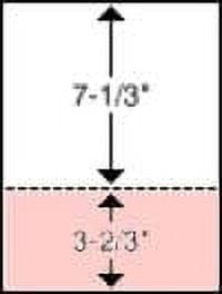 8 1/2 x 11 8 1/2 x 11 Laser Cut Sheet, Blank Perforated 20# Paper with ...