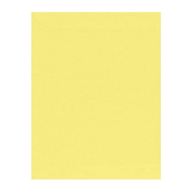 8 1/2 x 11 Paper - Pastel Canary (1000 Qty.) - Walmart.com