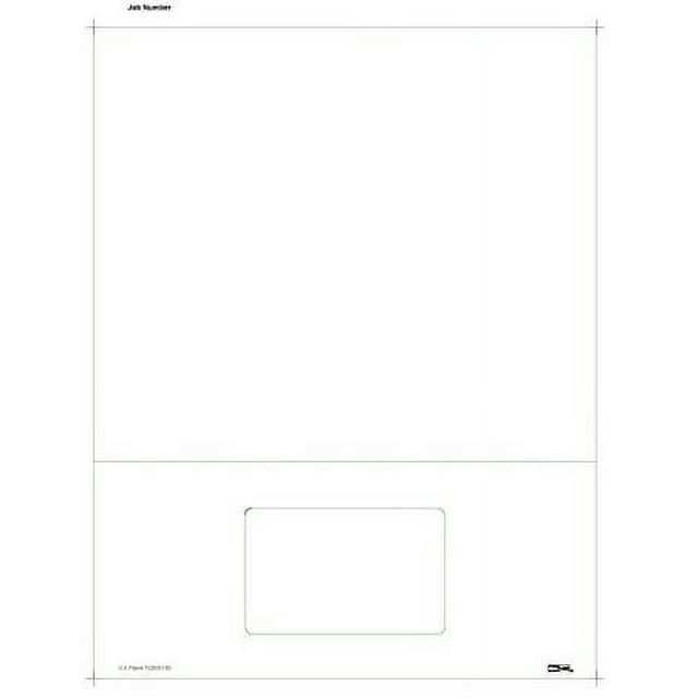 8-1/2" x 11" RealCard cutsheet, 1-Up, Laser Simplex/Duplex Printable ...