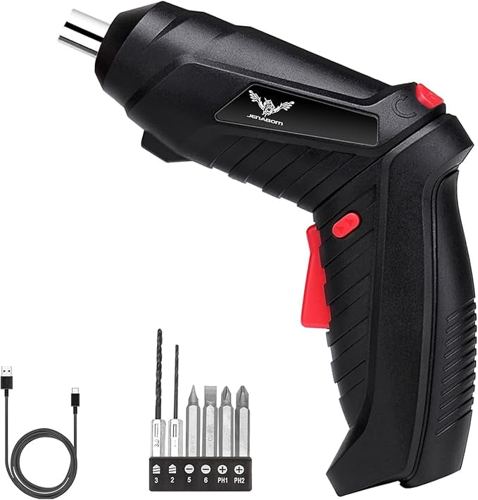 8 in 1 Electric Screwdriver, 3.6V Cordless Drill Screwdriver ...